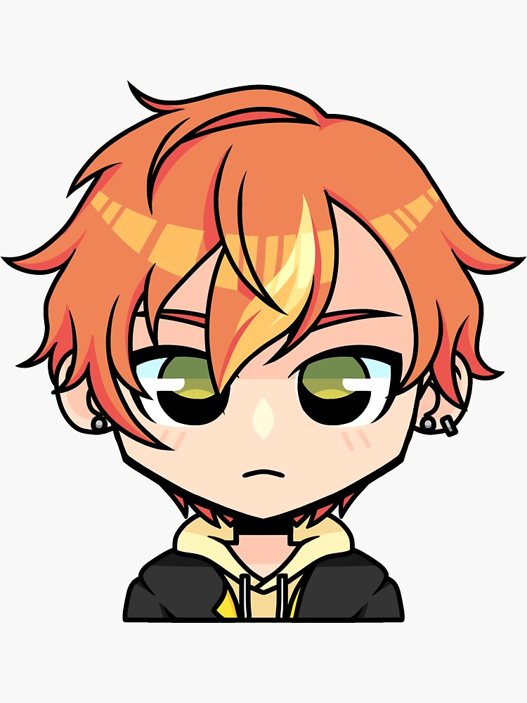 "Akito Shinonome Chibi" Sticker for Sale by honeykraken | Redbubble