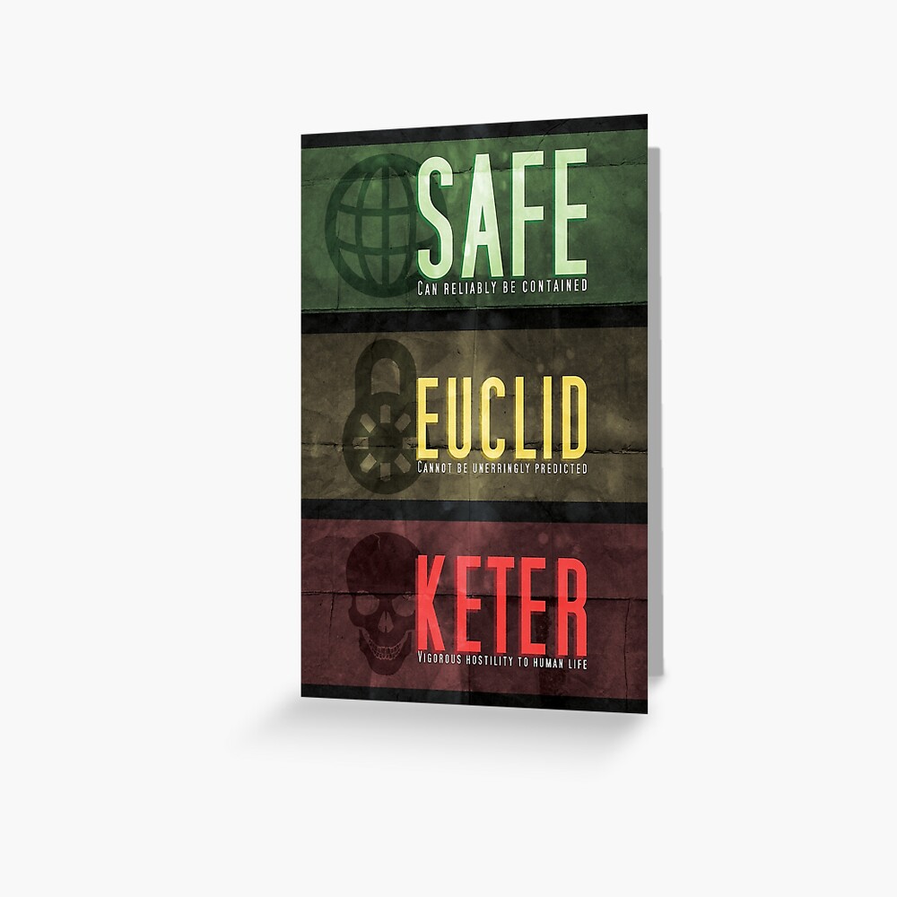 "SCP - Threat Levels" Greeting Card by TheVolgun | Redbubble