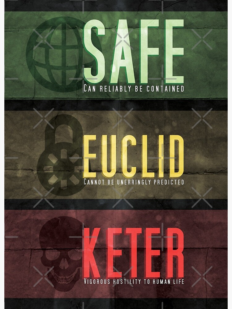 "SCP - Threat Levels" Art Board Print for Sale by TheVolgun | Redbubble