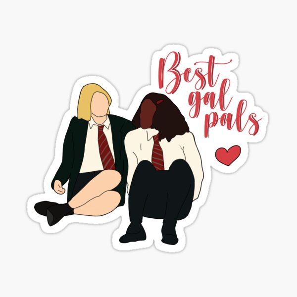"Best Gal Pals - Heartstopper" Sticker for Sale by byebyesally | Redbubble