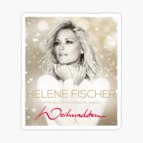 "HELENE FISCHER " Sticker for Sale by garrett-ervante | Redbubble