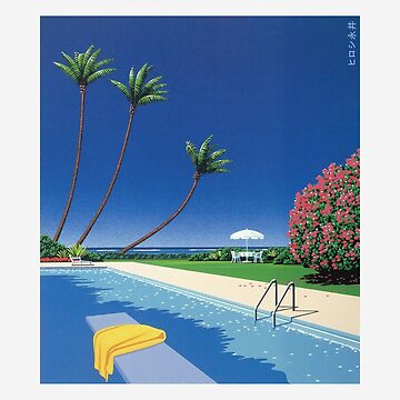 "Hiroshi Nagai - Vaporwave Collection - Swimming Pool" Poster for Sale by artswag | Redbubble