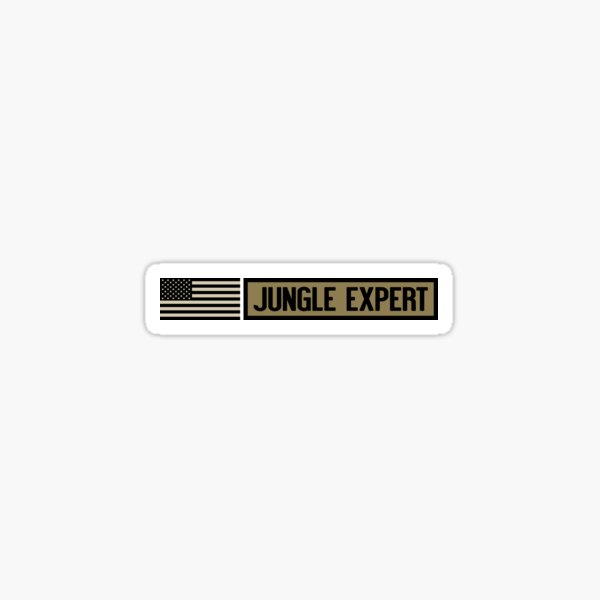 "Military: Jungle Expert" Sticker for Sale by Jared Davies | Redbubble