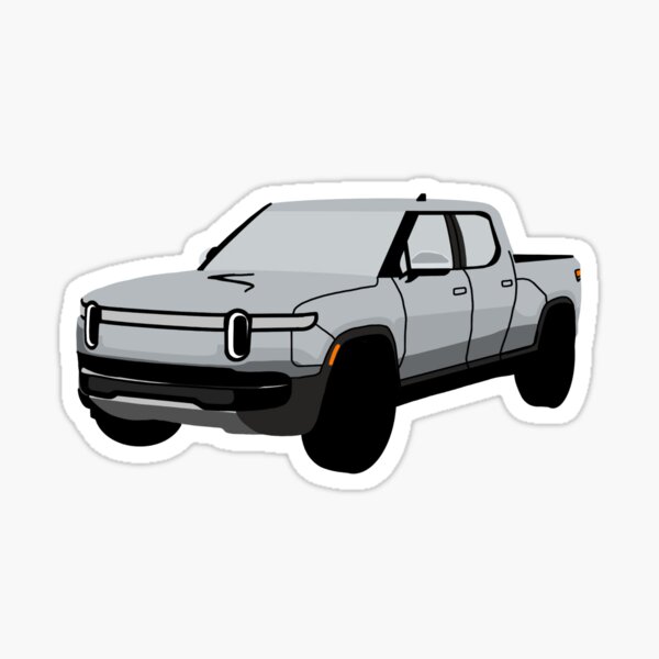 "Rivian Truck" Sticker for Sale by soapboxturtles | Redbubble