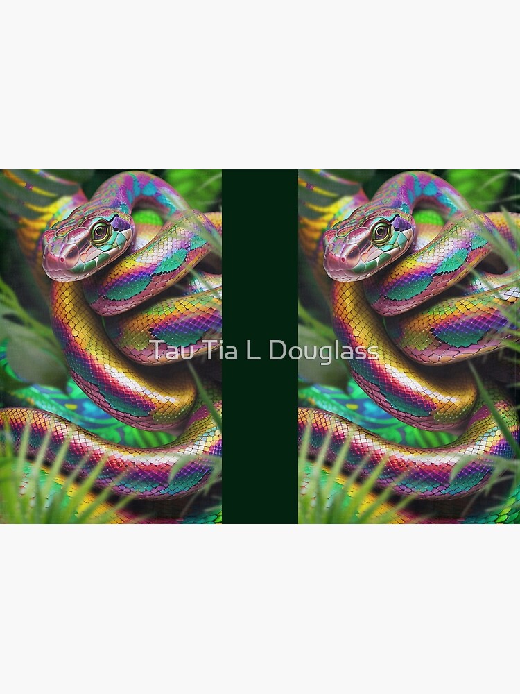 Rainbow Snake Background