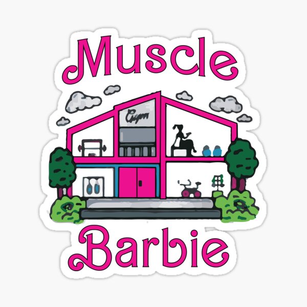 "Muscle Barbie" Sticker for Sale by Teb4508 | Redbubble