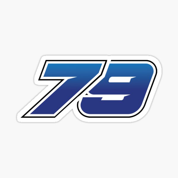 "Ai Ogura Number 79" Sticker for Sale by MotoGPHub | Redbubble