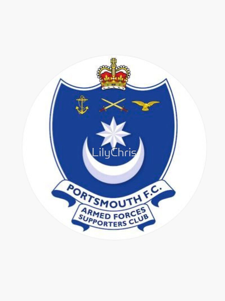 "PORTSMOUTH FOOTBALL CLUB" Sticker for Sale by LilyChris | Redbubble