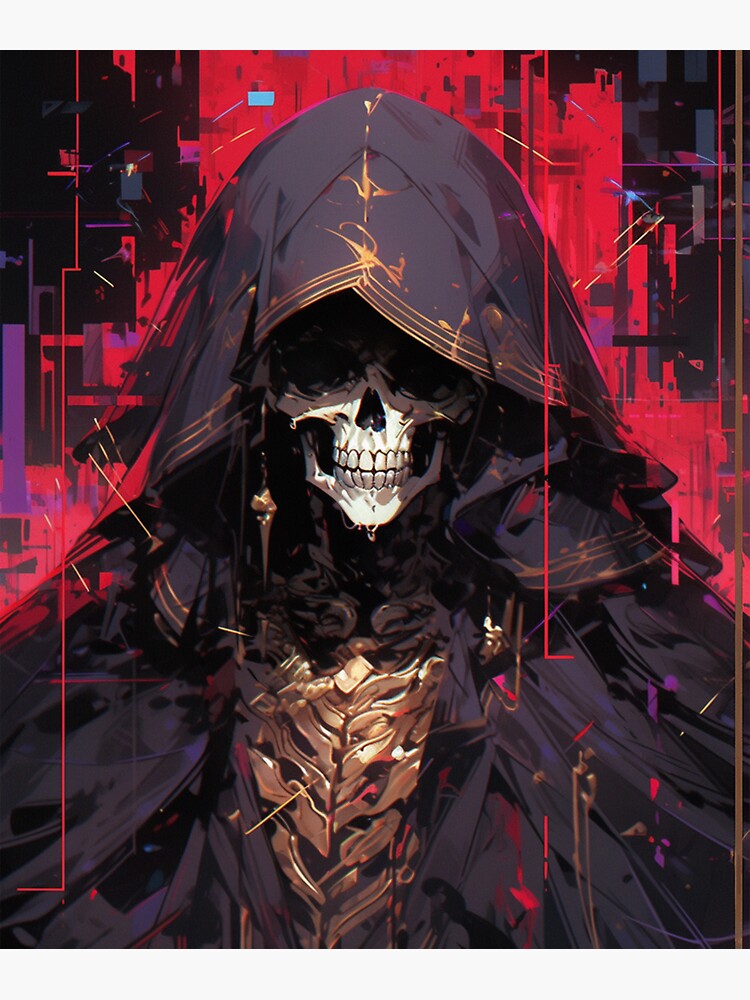 "Overlord - Ainz Ooal Gown - Master of Undeath" Sticker for Sale by ...