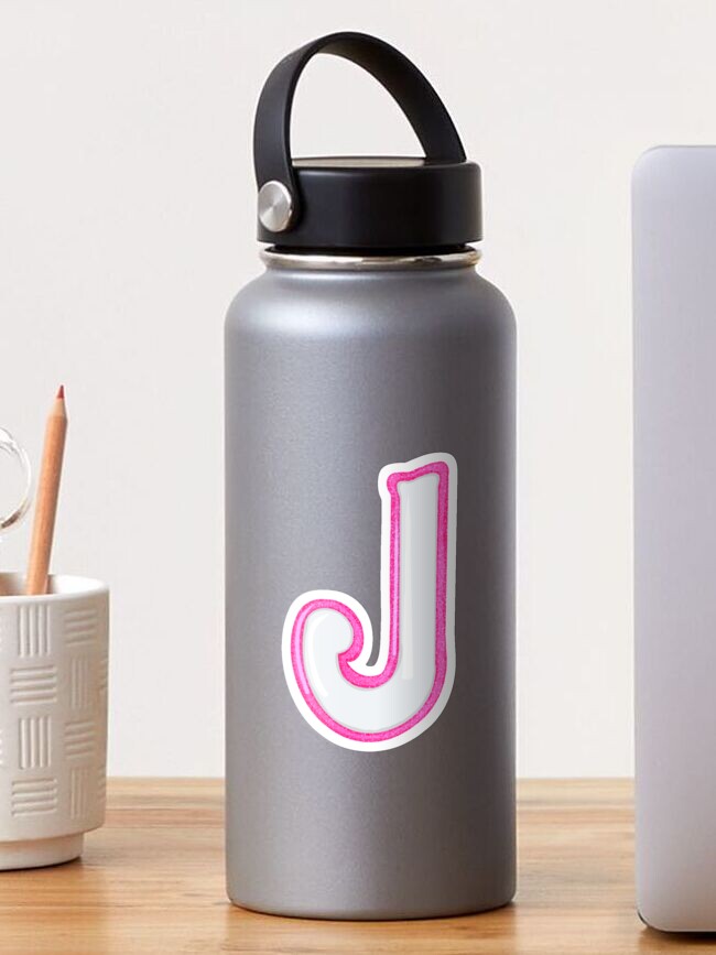 "Barbie Initial, J" Sticker for Sale by Laceyjae | Redbubble