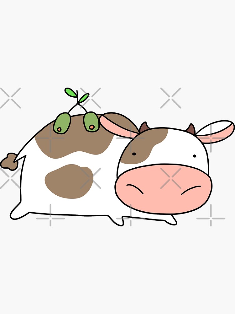 "Olive Cow" Sticker by SaradaBoru | Redbubble