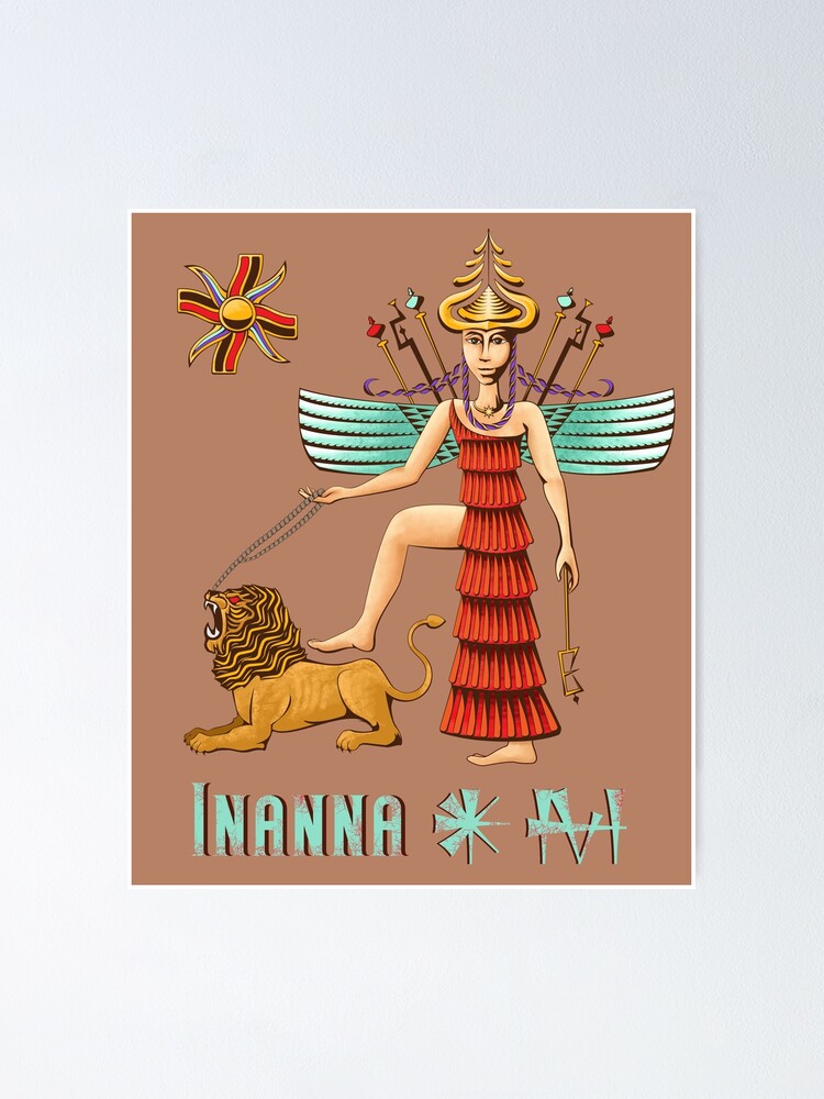 "Inanna" Poster for Sale by YousifAziz | Redbubble