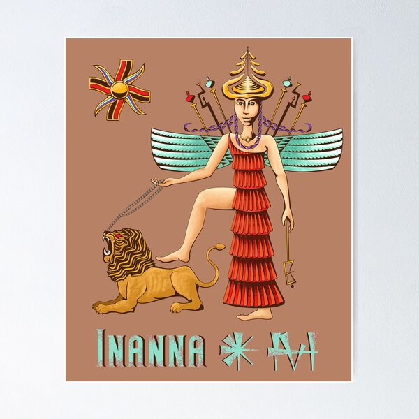 "Inanna" Poster for Sale by YousifAziz | Redbubble