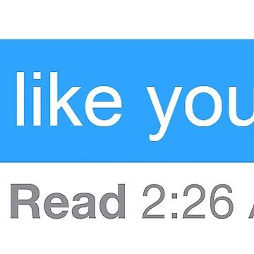 "left on read" Sticker for Sale by raggamuffinn | Redbubble