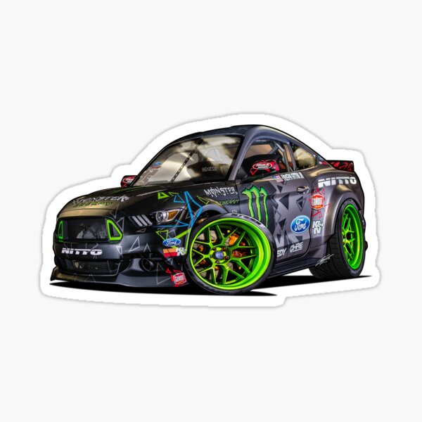 "Ford Mustang RTR Competition-Spec Drift Car" Sticker for Sale by RCJM ...