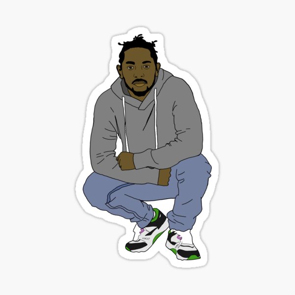 "Kendrick Lamar" Sticker by BDomDesigns | Redbubble