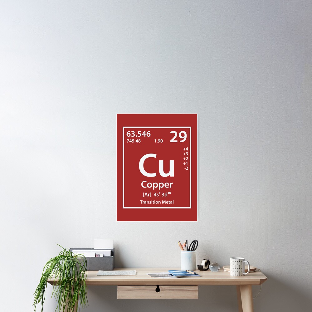 "Copper Element" Poster by cerebrands | Redbubble