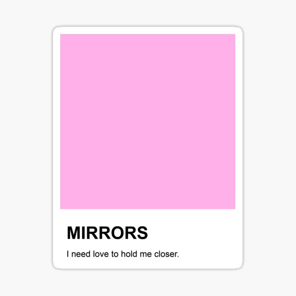 "Mirrors" Sticker for Sale by Kthen | Redbubble
