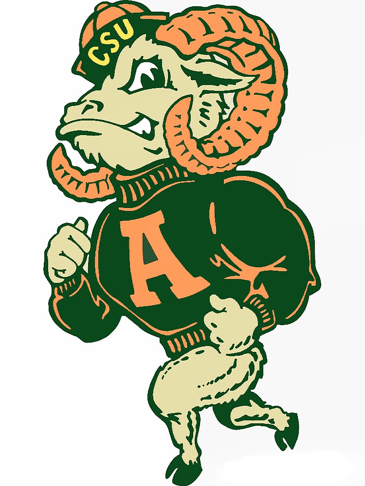 "CSU Cam the Ram Aggies Logo" Sticker for Sale by molly2357 | Redbubble