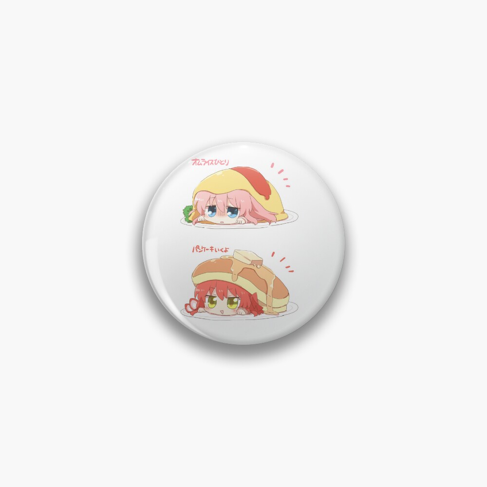 "Bocchi the Rock! Hitori Gotoh Omurice and Ikuyo Kita Pancake" Sticker ...