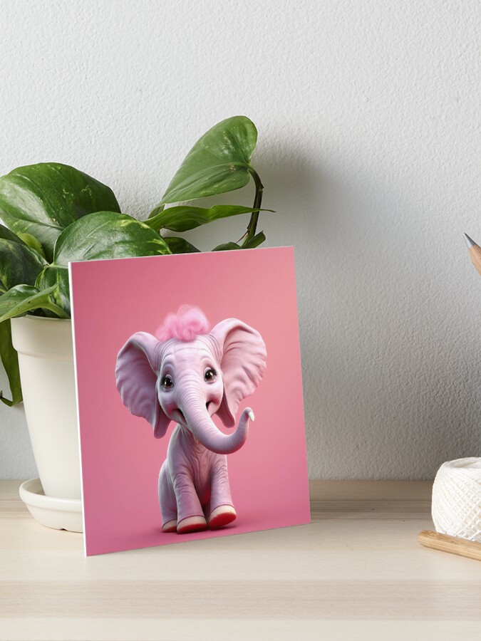 Imágenes De Dibujos Animados De Elefantes Rosas