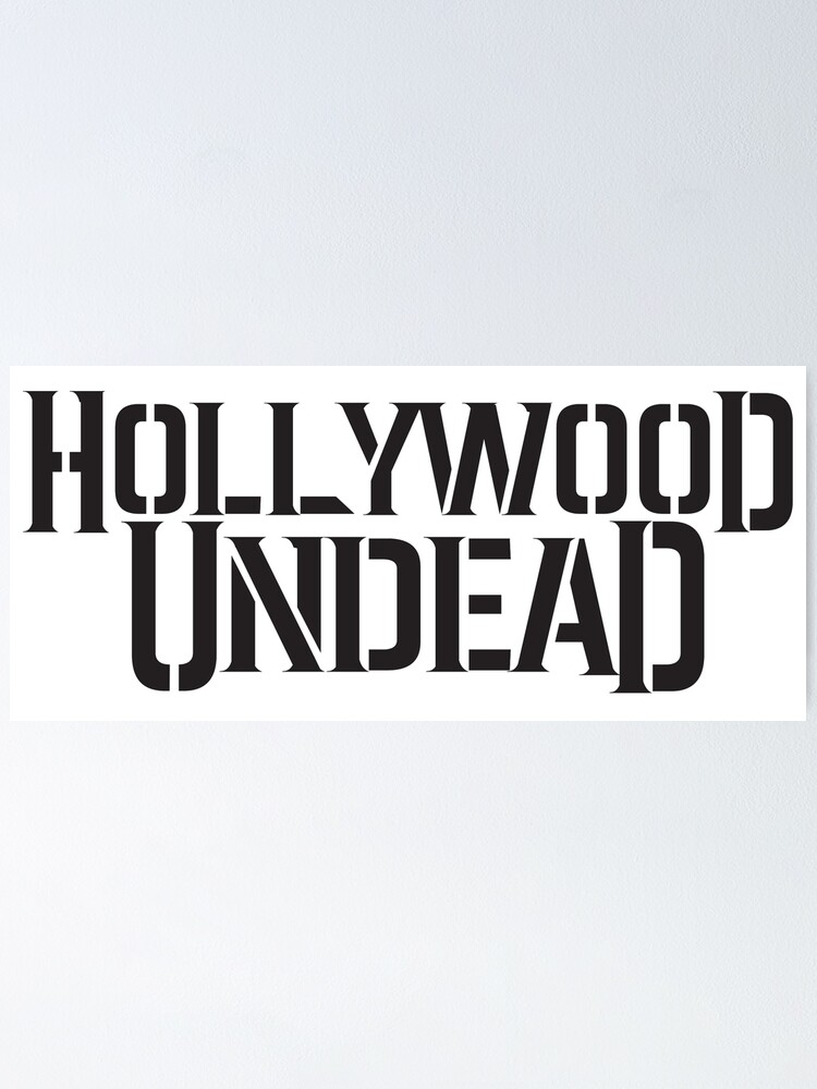 "Hollywood Undead text logo" Poster for Sale by Conradz | Redbubble