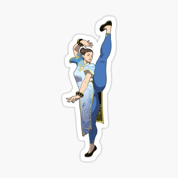 "Chun-Li Street Fighter 6" Sticker for Sale by Stylish-Geek | Redbubble
