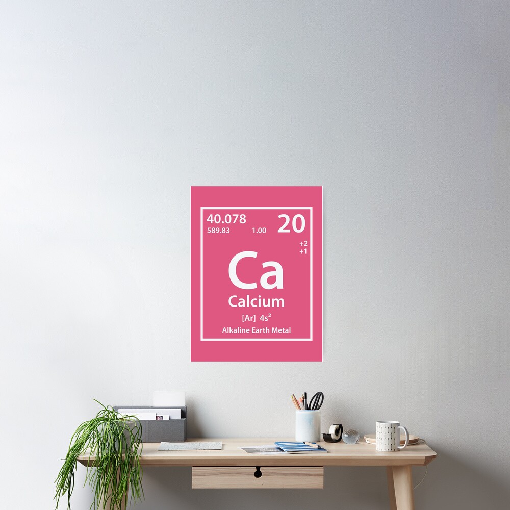 "Calcium Element" Poster by cerebrands | Redbubble
