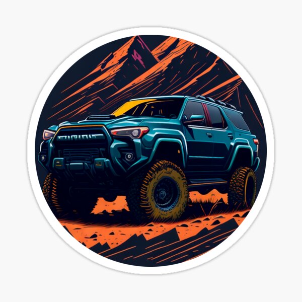 "4Runner Generation" Sticker for Sale by timegraf | Redbubble