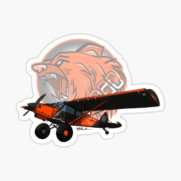 "Legend Aircraft MOAC Cub" Sticker for Sale by Statepallets | Redbubble