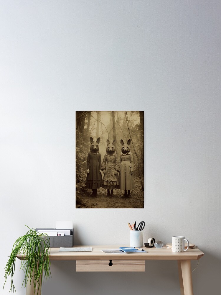 "Rabbit Cult of the Forest" Poster for Sale by MurphinscOt | Redbubble
