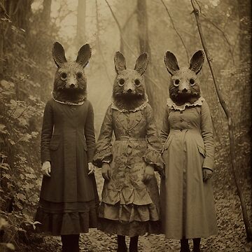 "Rabbit Cult of the Forest" Poster for Sale by MurphinscOt | Redbubble