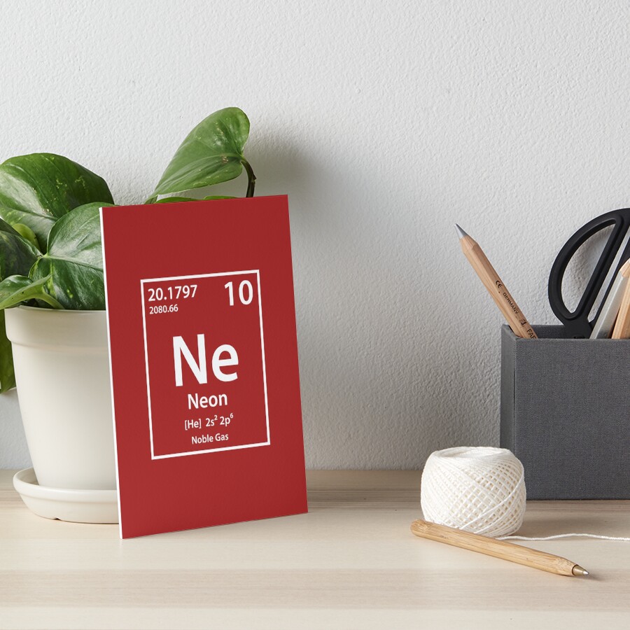 "Neon Element" Poster for Sale by cerebrands | Redbubble