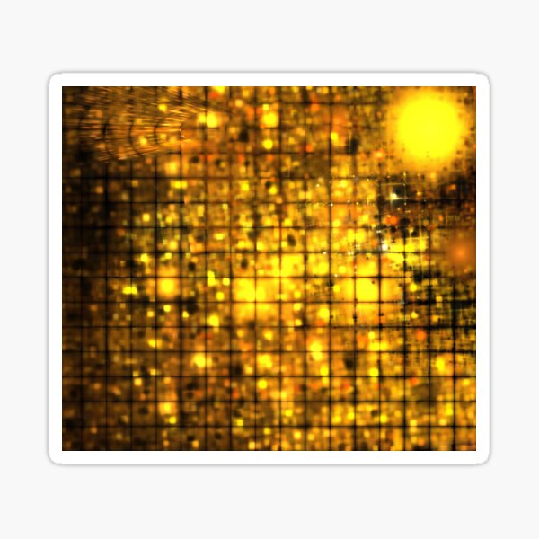 "Bronze Solar Cubes" Sticker by KimSyOk | Redbubble