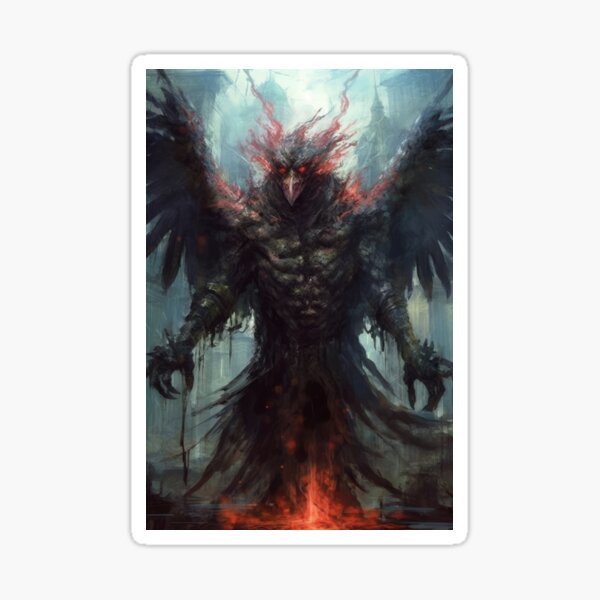 "Dark Entity - Mighty Monster of Darkness" Sticker for Sale by ...
