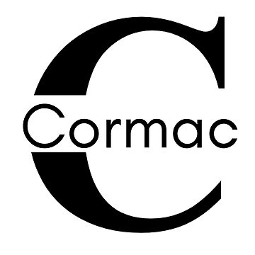 "Initial Monogram Cormac Name Label" Sticker for Sale by NafilNafiz ...