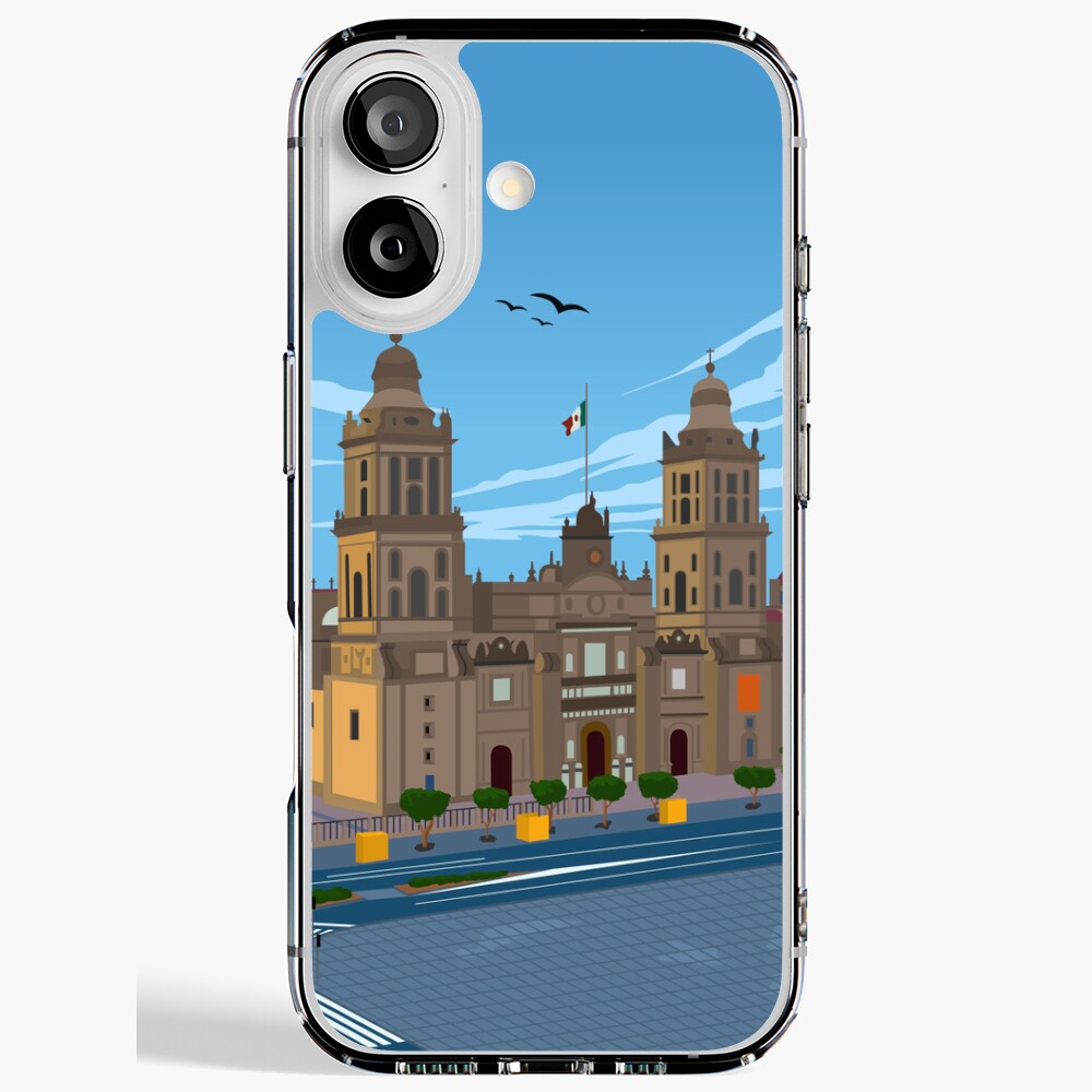"Mexico City Vintage Minimal Retro Travel Poster" Sticker for Sale by ...