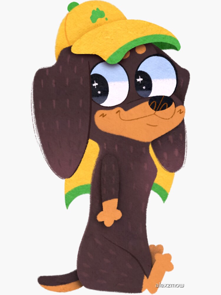 "Chibi Sausage dog" Sticker for Sale by alexzmow | Redbubble