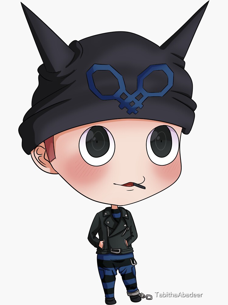 "DRV3 - Ryoma Hoshi Chibi" Sticker for Sale by TabithaAbadeer | Redbubble