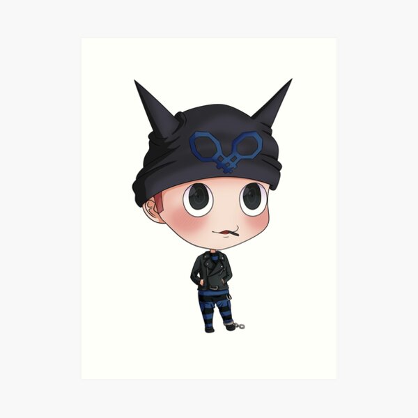 "DRV3 - Ryoma Hoshi Chibi" Art Print by TabithaAbadeer | Redbubble