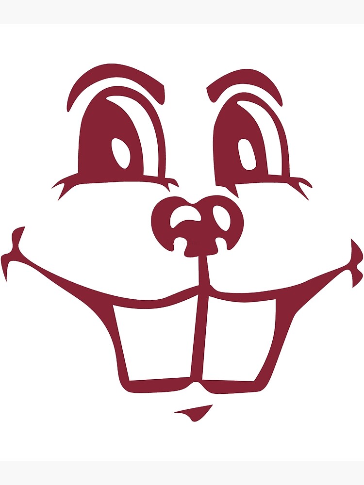 "Goldy Gopher Face" Poster for Sale by grettel-hock | Redbubble