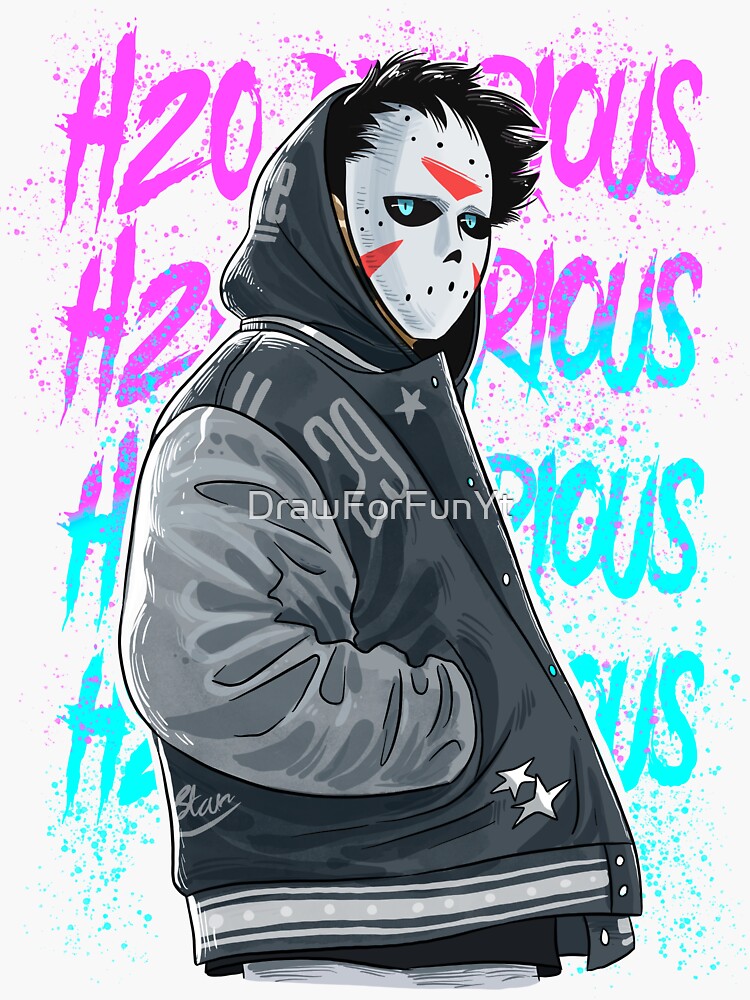 "H20 delirious" Sticker for Sale by DrawForFunYt | Redbubble