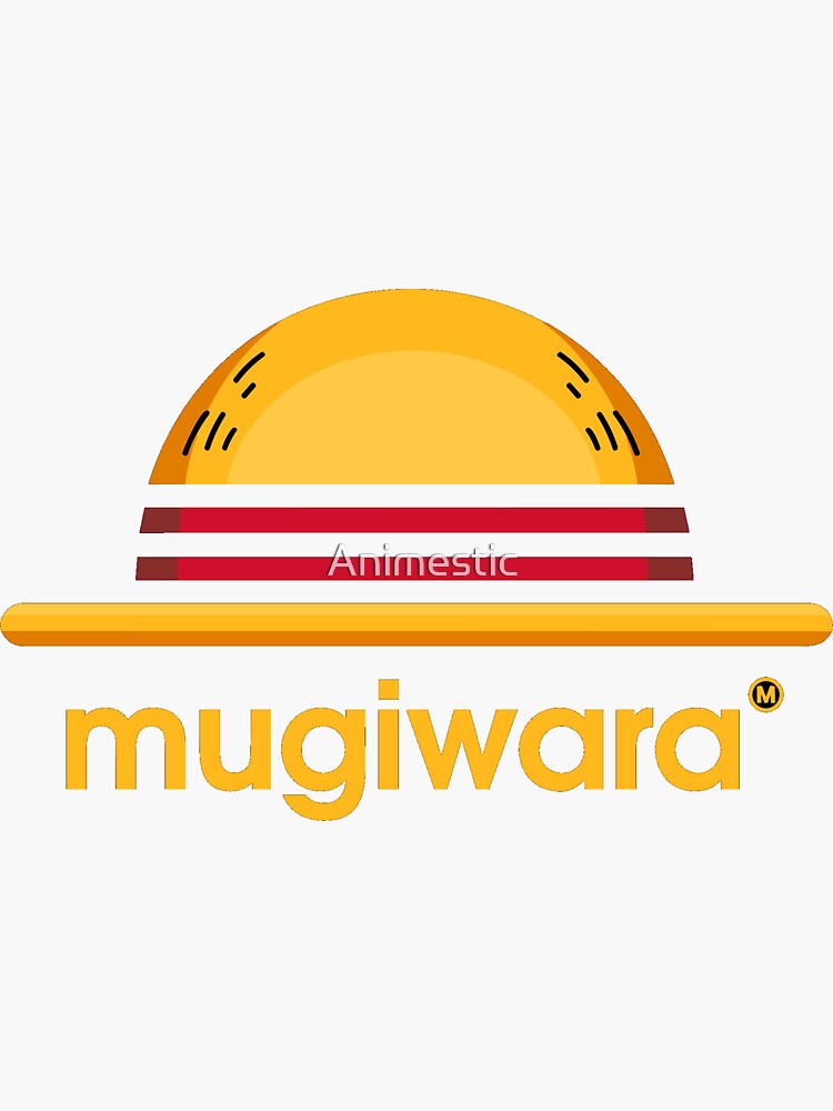 "mugiwara " Sticker for Sale by Animestic | Redbubble
