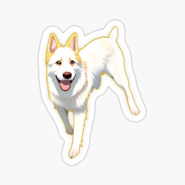 "Gorgeous Mixed Breed" Sticker for Sale by RivehArt | Redbubble