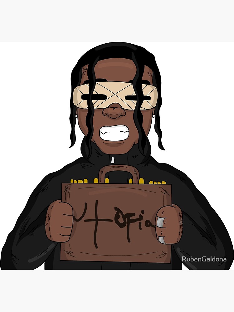 "Travis Scott Utopia art" Poster by RubenGaldona | Redbubble