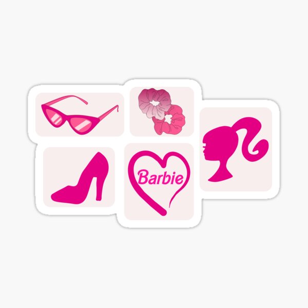 "Barbie sticker pack" Sticker for Sale by MCPtheArtiste | Redbubble