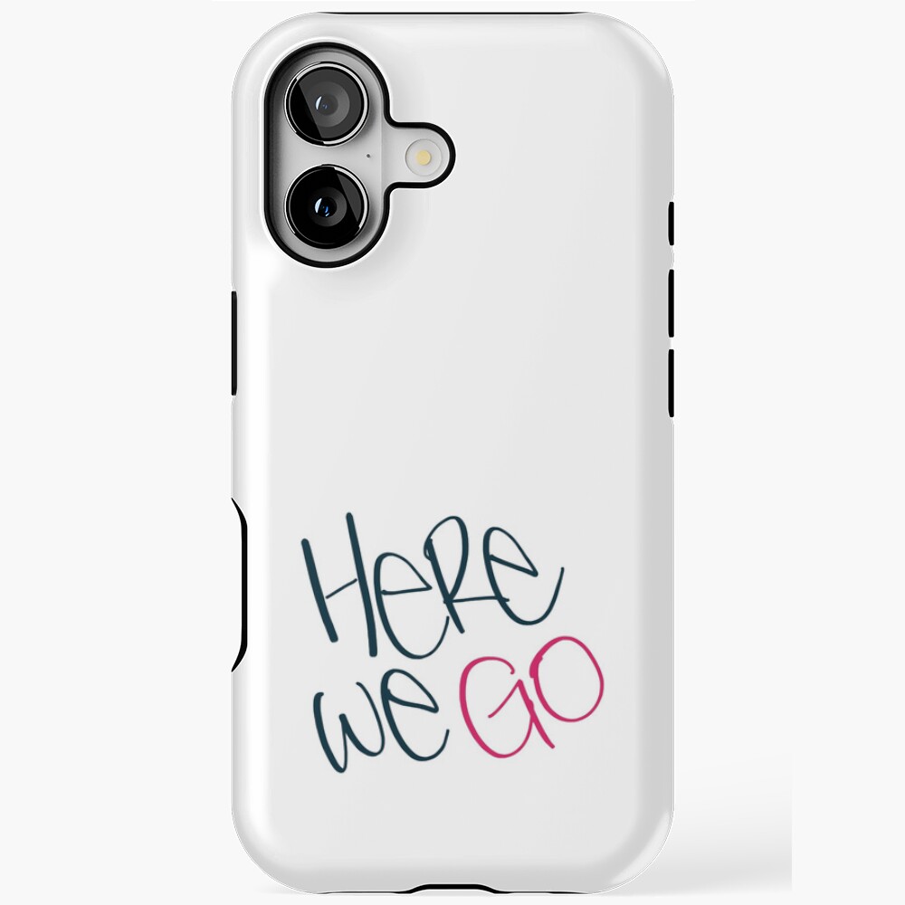 "Here We Go" Sticker for Sale by Isaackii | Redbubble