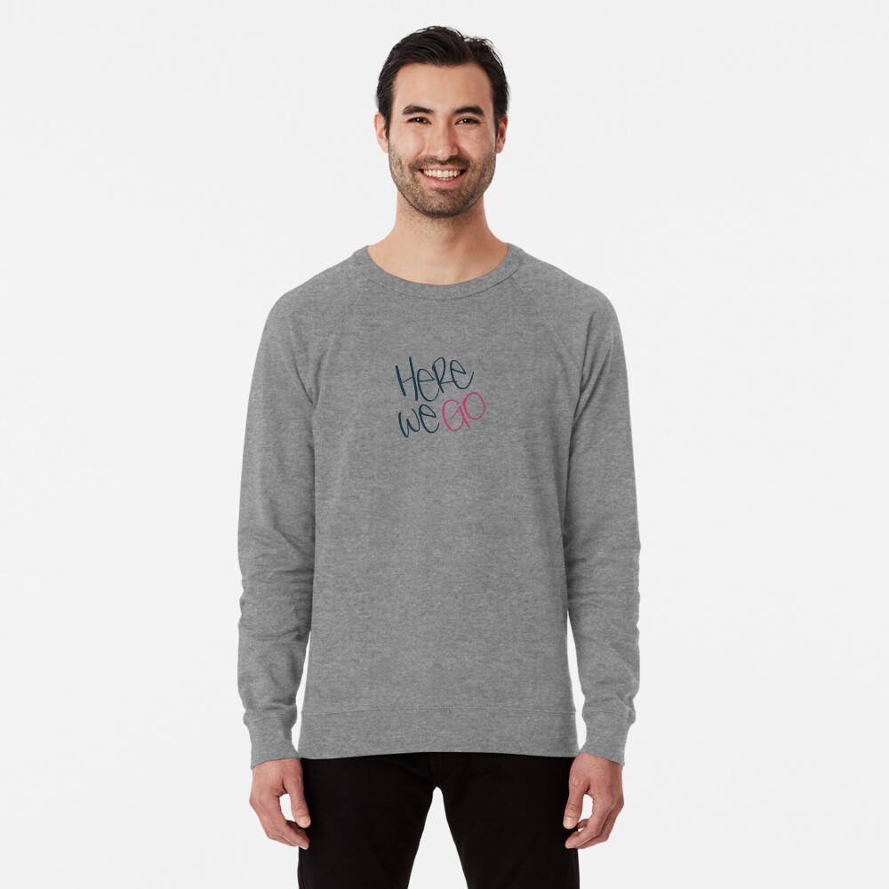 "Here We Go" Sticker for Sale by Isaackii | Redbubble