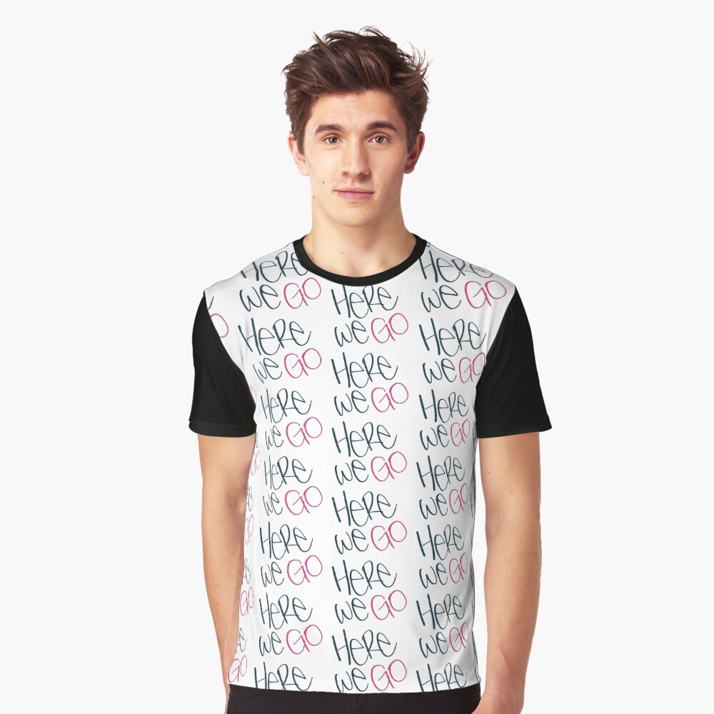 "Here We Go" Sticker for Sale by Isaackii | Redbubble