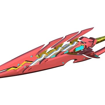 "aegis sword Pyra Xenoblade Mythra Anime " Sticker for Sale by ...